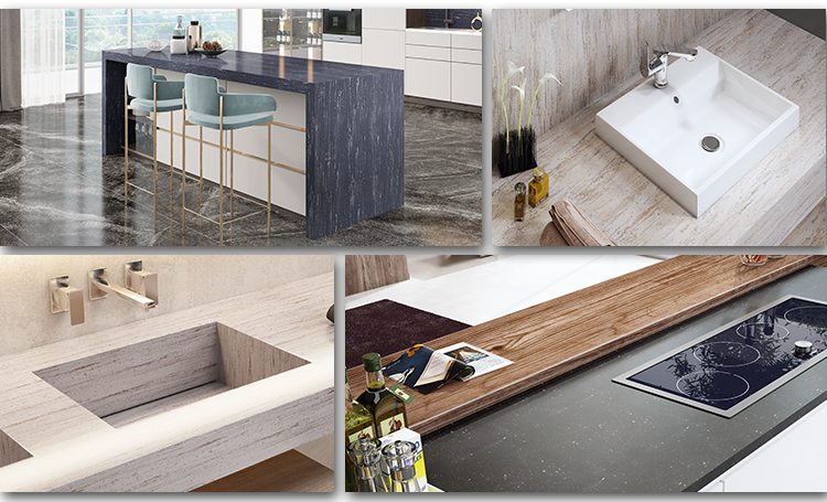 Acrylic Solid Surface Countertops Modern Countertops - Buy modern ...